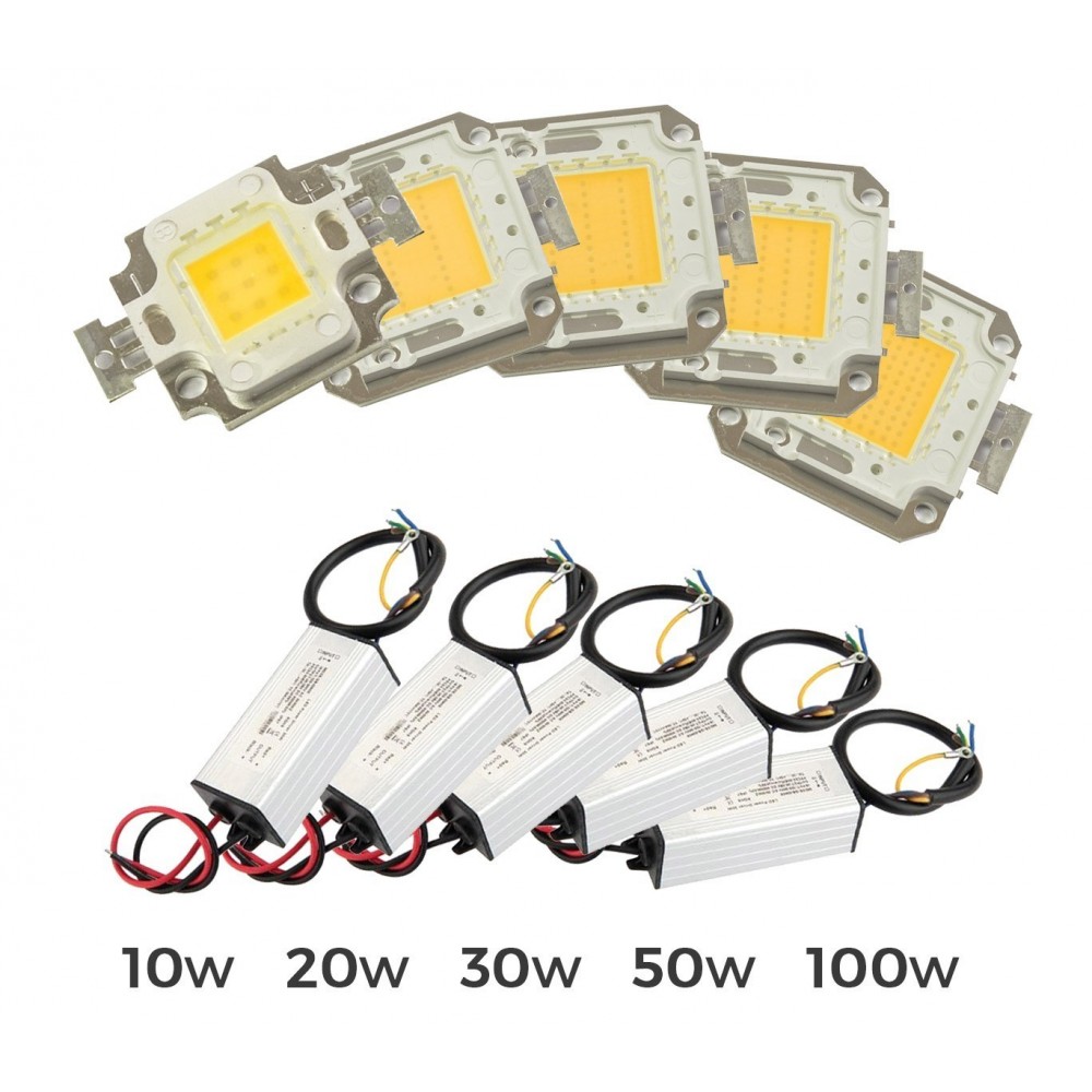 Kit de plaques led et driver dimmable led lumière chaude de 10-20-30-5