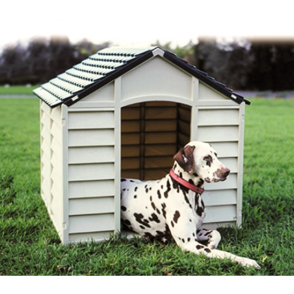 4568 Niche en résine pour chien de grande taille 78 x 85 x 80 cm