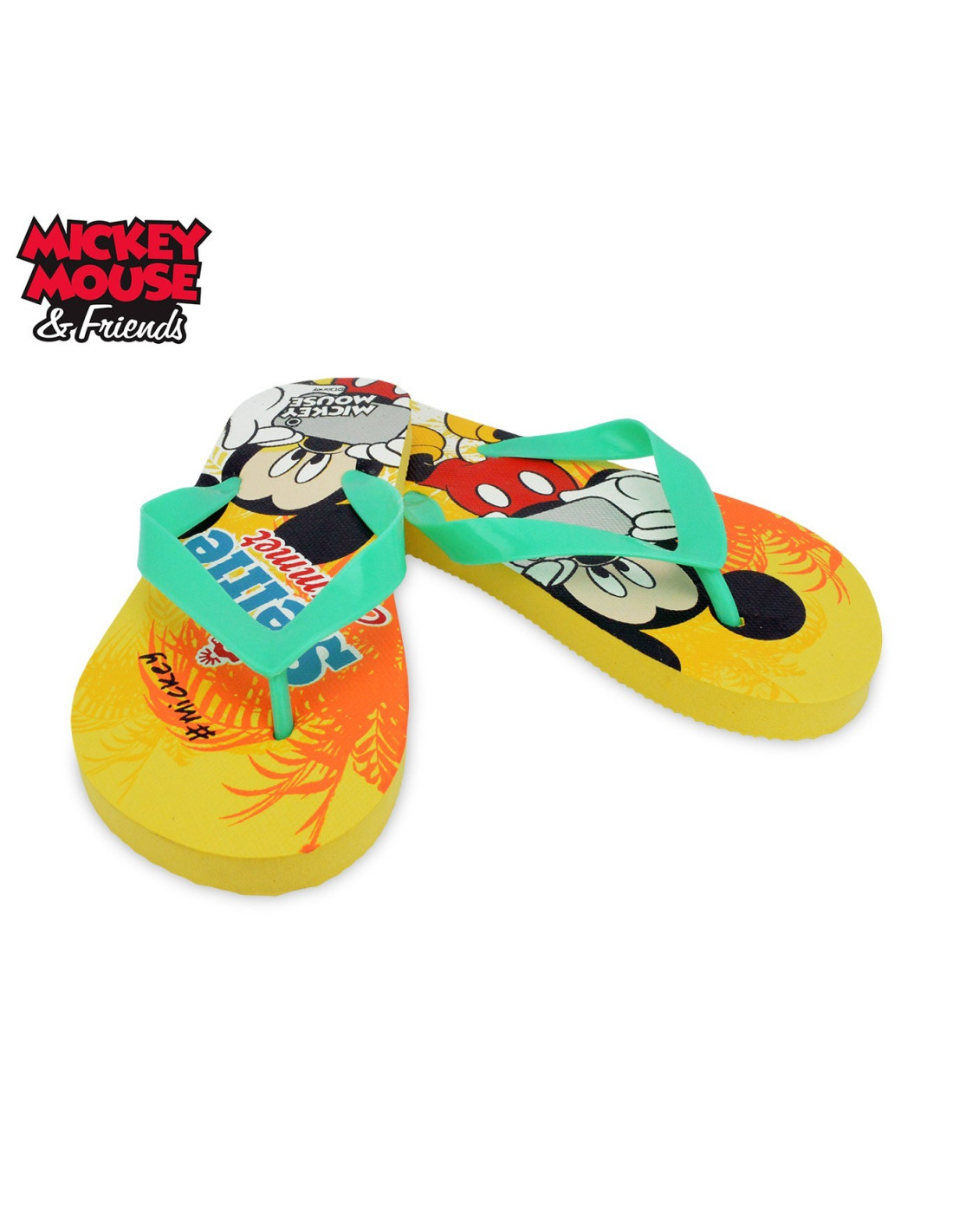 WD16982 - Tongs en plastique pour enfants - Mickey Mouse