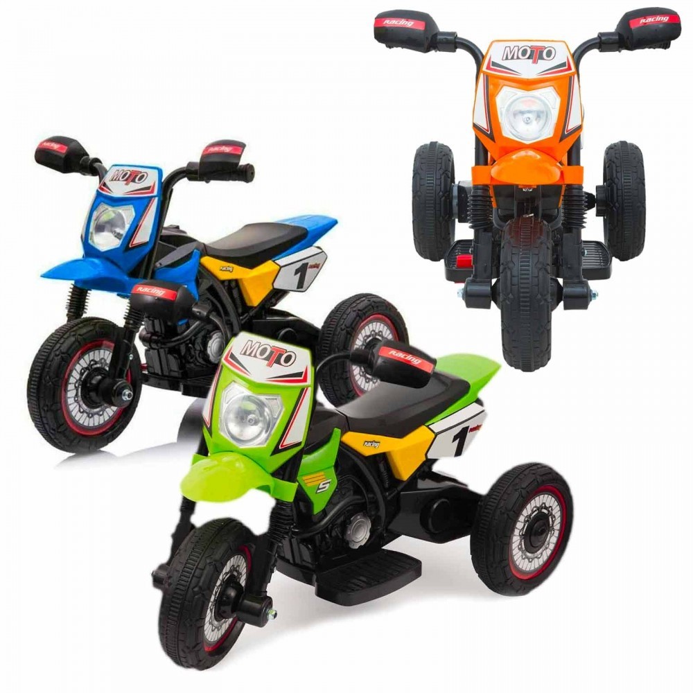 LT903 Mini moto électrique pour enfants Poket monoplace 6V à trois roues